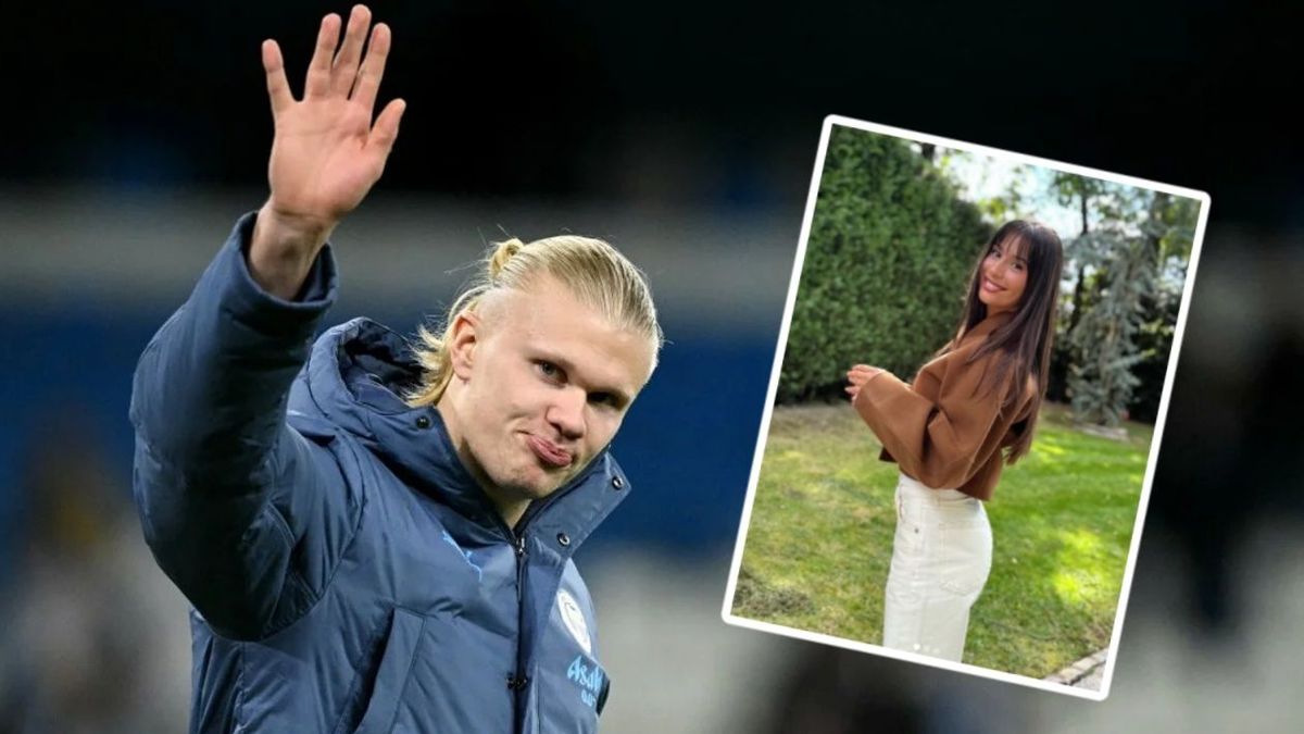 Erling Haaland tiene novia colombiana; ella es Isabel Johansen