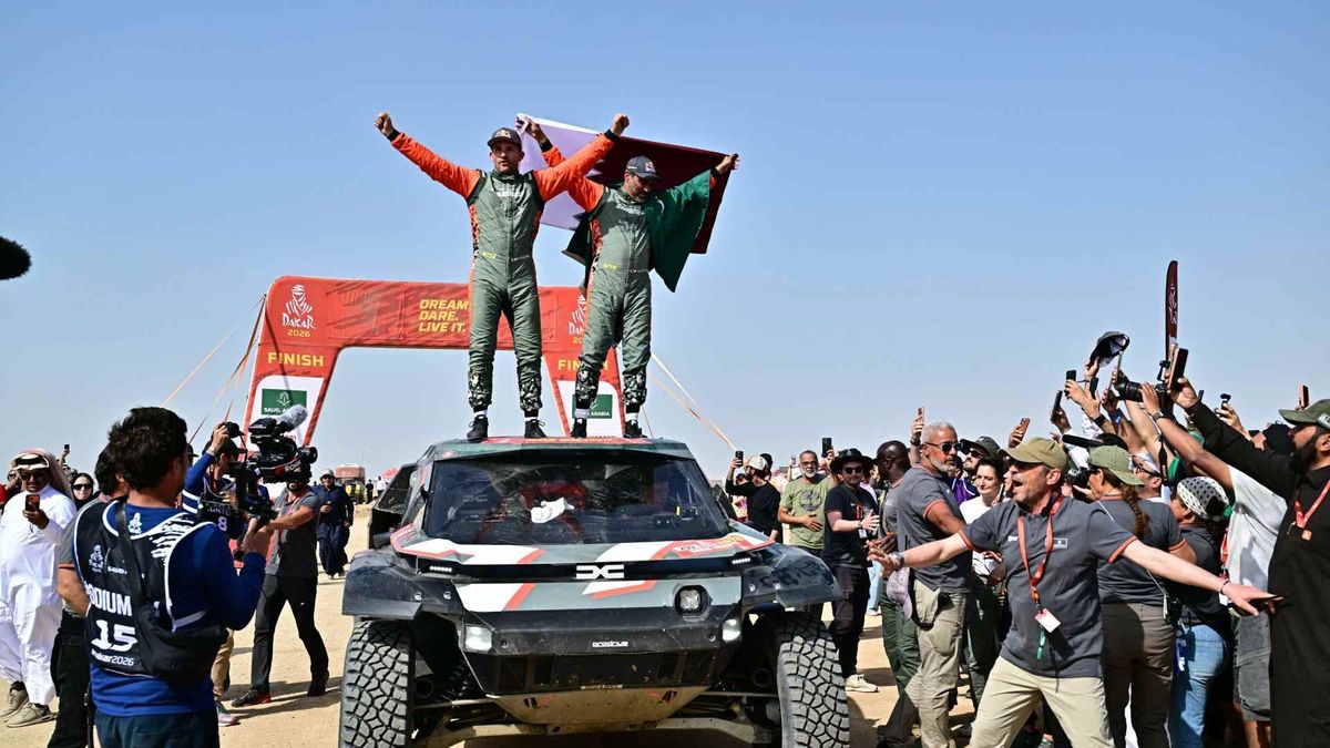 Nasser Al Attiyah, campeón del rally Dakar en autos