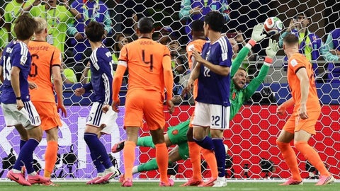 Japón rescató un punto de manera agónica en partidazo con Países Bajos