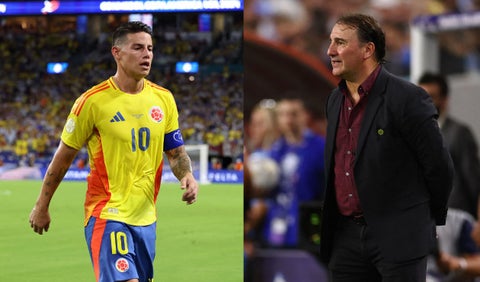 James Rodríguez, suplente en la Selección Colombia en la Eliminatoria