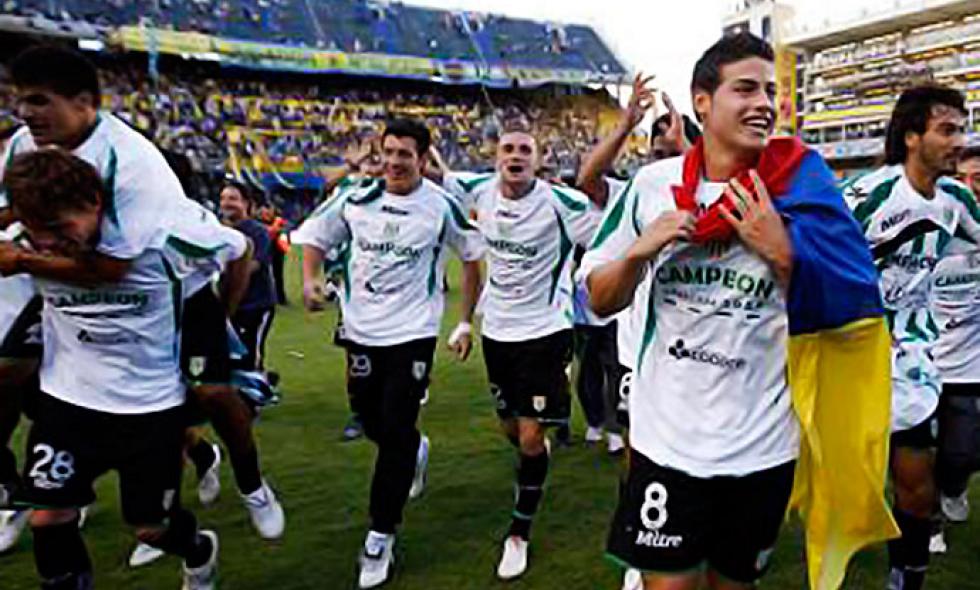 James Rodríguez recibe mensaje de Julio Falcioni, su DT en Banfield