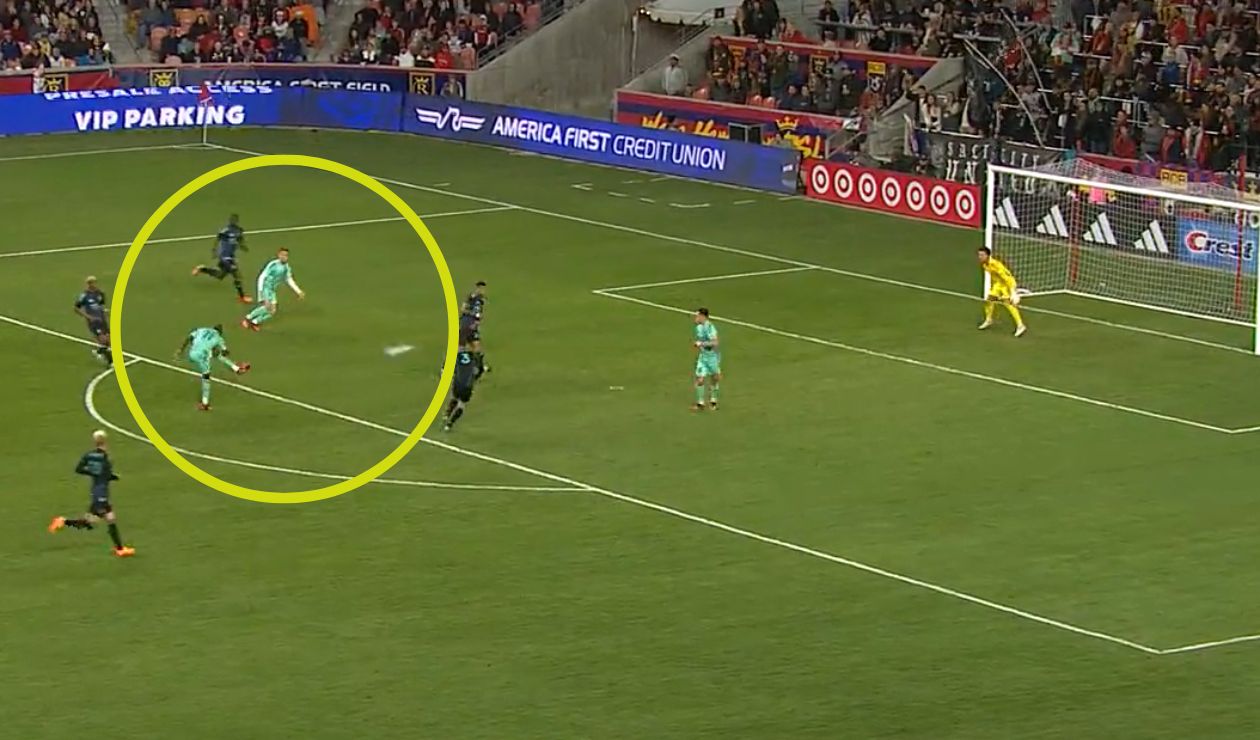 Carlos Andrés Gómez marcó su primer gol con Real Salt Lake