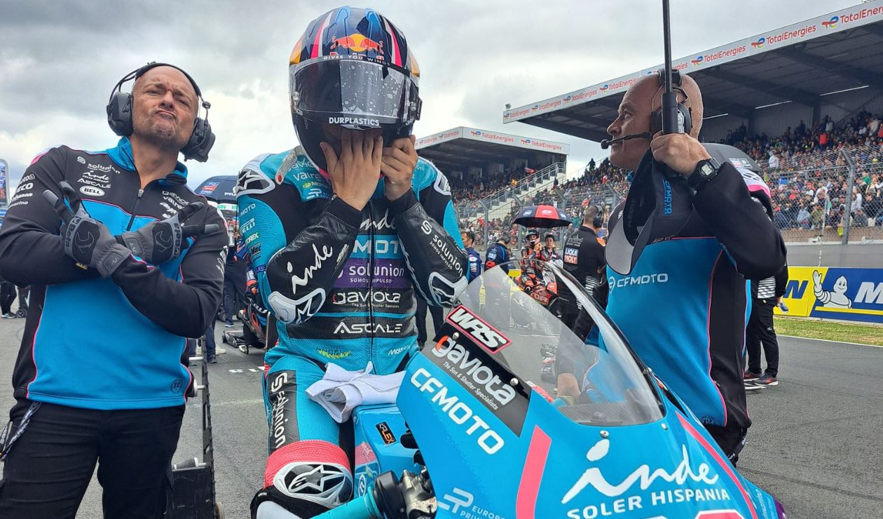 David Alonso volvió a destacar en Moto2: posición en el GP de Francia