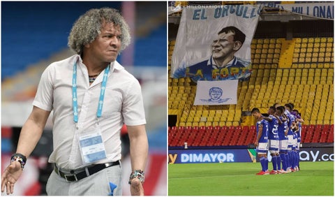 Millonarios: Gamero y el emotivo homenaje a John Mario Ramírez