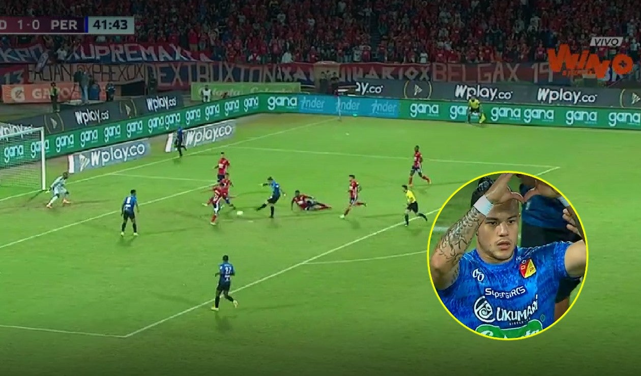 Medellín vs Pereira: Video del gol de Leo Castro para igualar