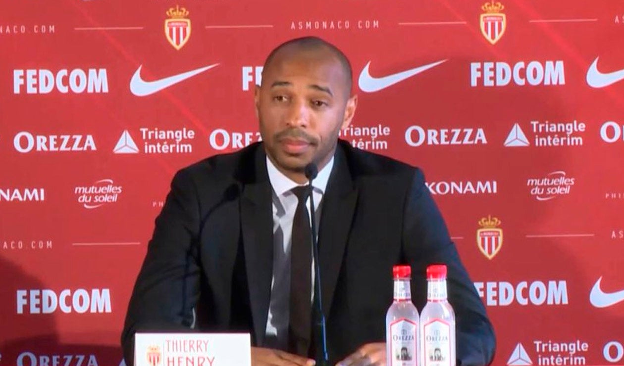 Thierry Henry habló de Guardiola en su presentación con el Mónaco