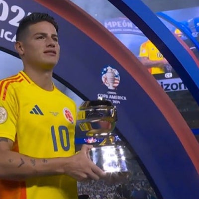 James fue mejor que Messi y se llevó el MVP de la Copa América 2024