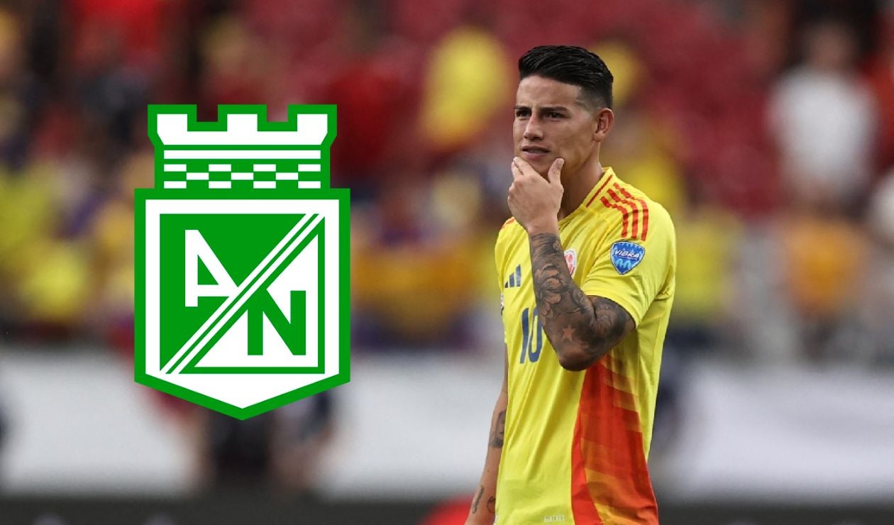 James Rodríguez respondió la opción para llegar a Atlético Nacional