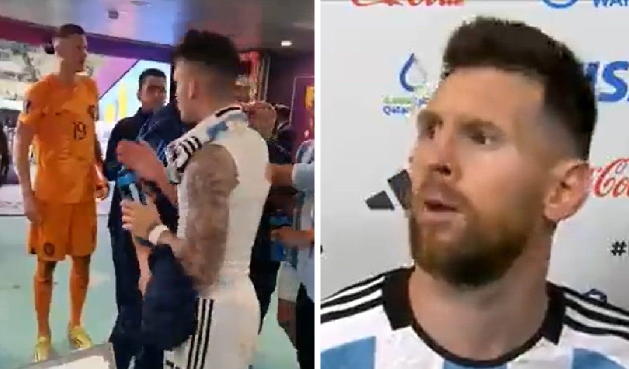 Video de lo que verdaderamente pasó con Messi y el "qué mirás bobo"