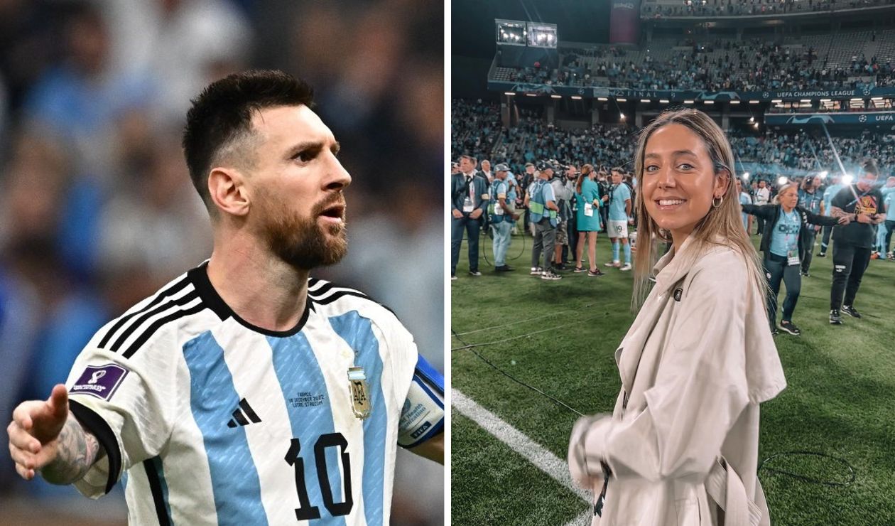 El cruce de miradas entre Messi y una reportera tras el Balón de Oro