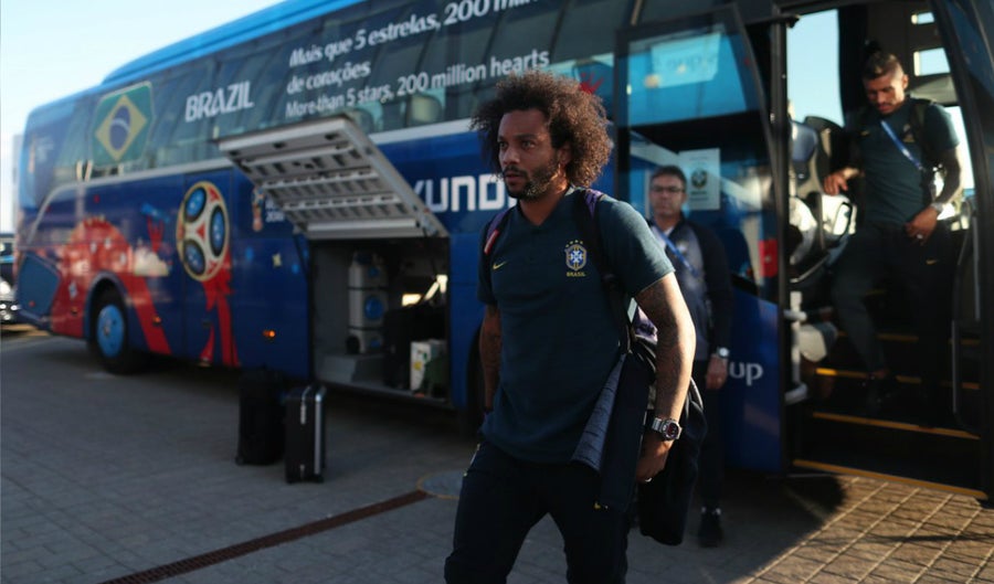 Marcelo sufrió problemas en la espalda en el juego de Brasil y Serbia