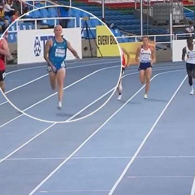 Mundial de Atletismo: Alberto Nonino corrió sin calzoncillos