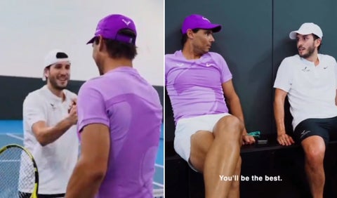Yatra, Alcaraz, Nadal: video previo al partido de exhibición