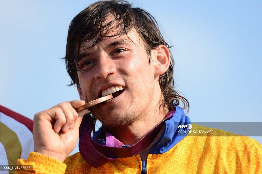 Homenaje al medallista olímpico Carlos Mario Oquendo